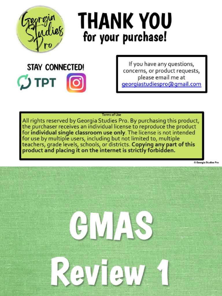 GSP GMAS Review Slides 1 PowerPoint F | PDF