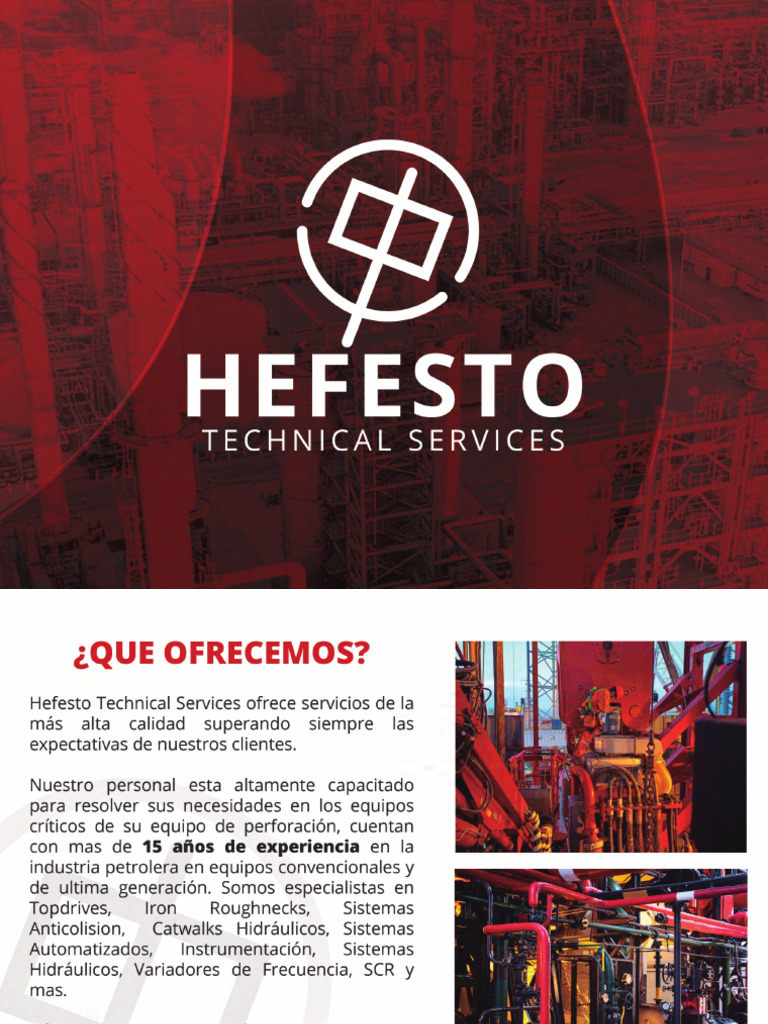 Brochure Hefesto | PDF