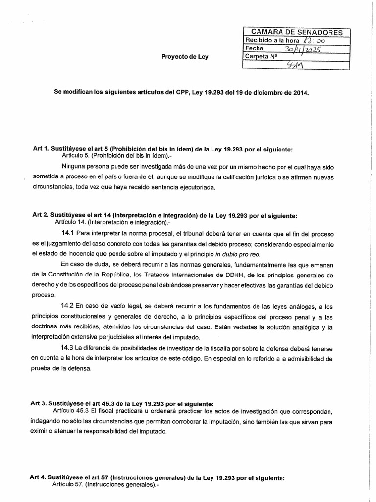 Modificación CPP | PDF