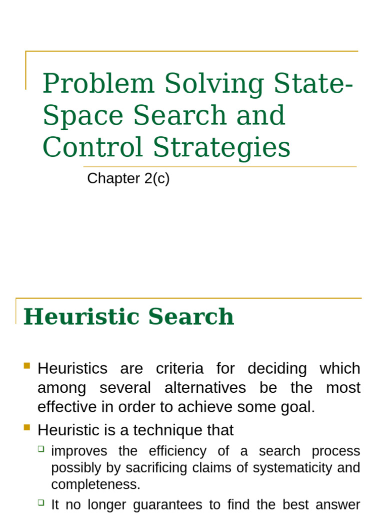Ch 2(c)_Problem Solving State-Space Search and Control Strategies | PDF | Algorithms And Data ...