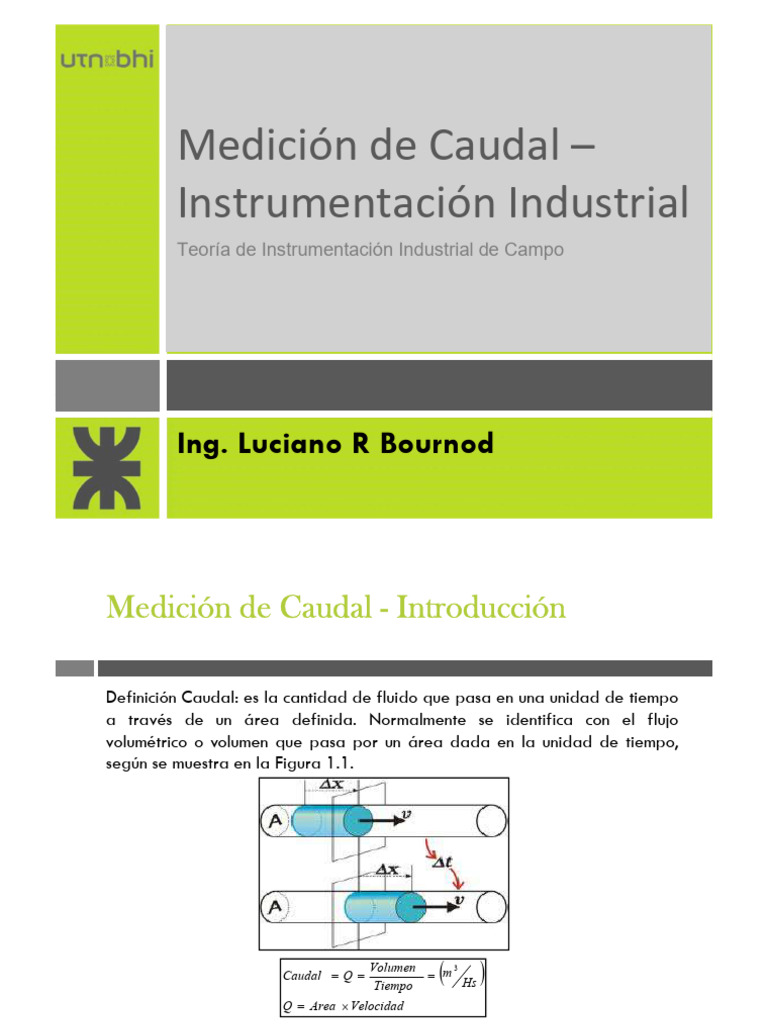 Medición de Caudal en Instrumentación Industrial | PDF | Medición de ...