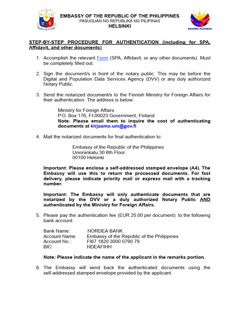 Authentication Step by Step Procedure | PDF