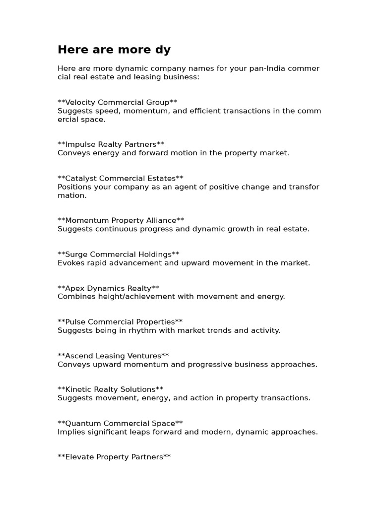 Here are more dy | PDF