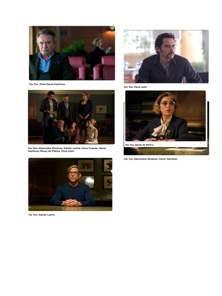 Imagenes Película TOC TOC | PDF