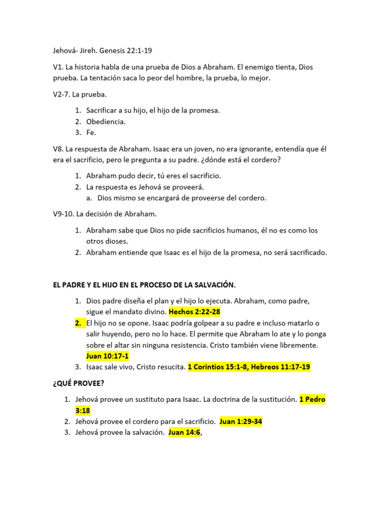 Nombre Compuesto Jehova Jireh | PDF