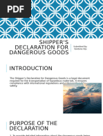 Iata Declaration Form Template Multimodal 2025 | PDF | Dangerous Goods | Transport