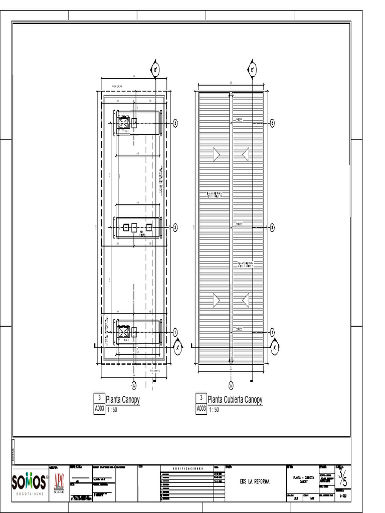 Anexo 4 - Planta Cubierta Canopy | PDF