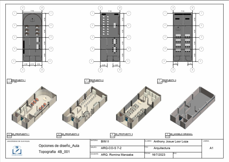 OPCIONE DE DISEÑO - Anthony Loor - GRUPO 1 | PDF
