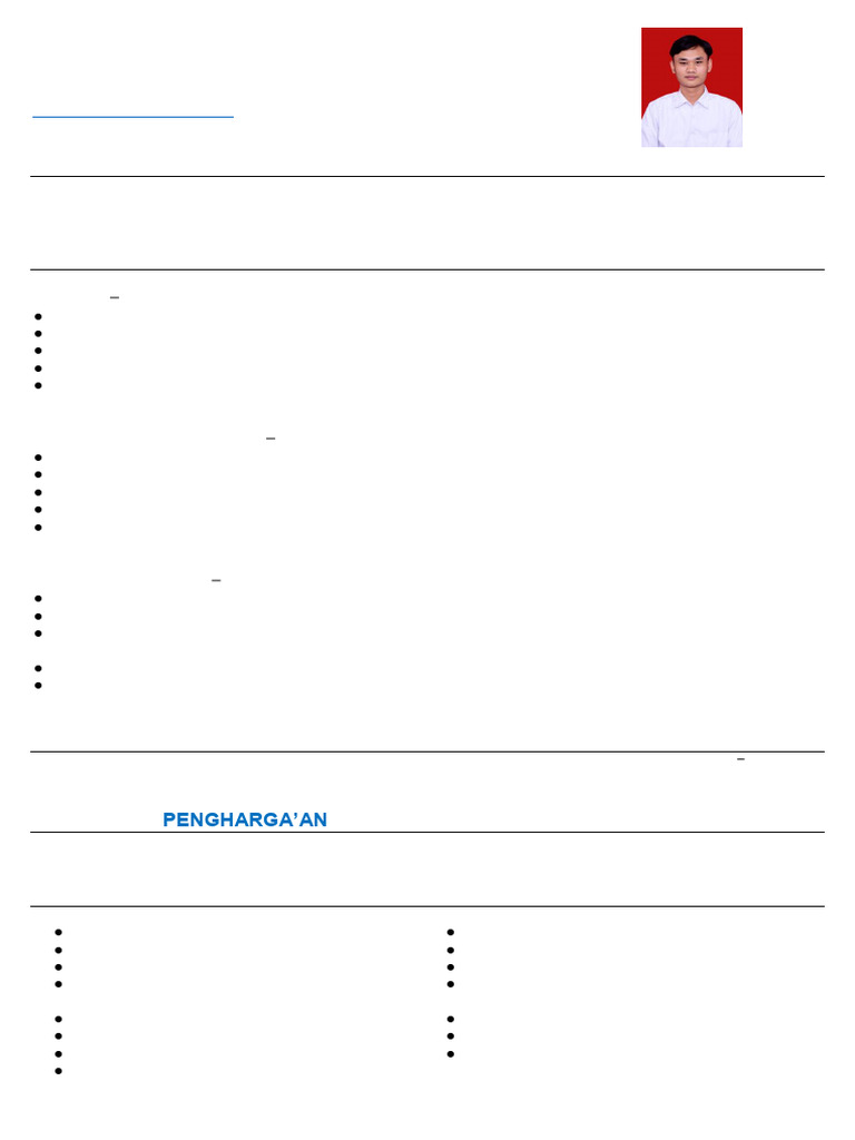 CV Ahmad Danni 3 | PDF