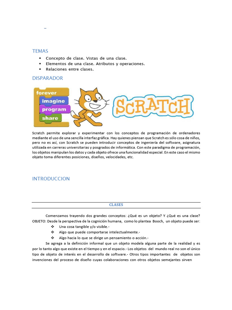 Clases y Objetos en Programación UML | PDF | Objeto (informática) | Herencia (Programación ...