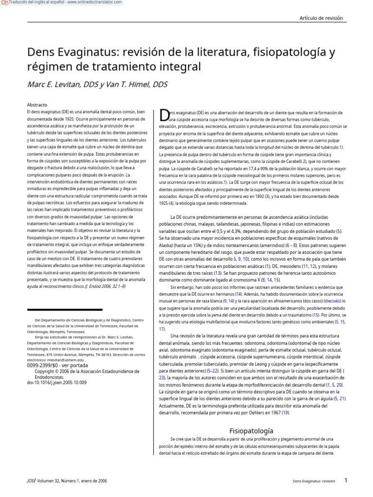 Dens Evaginatus - Literature Review, Pathophysiology, and Comprehensive ...