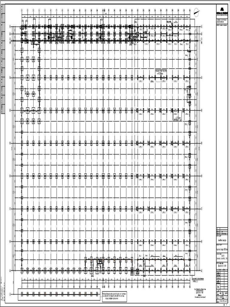 1409A5GT03A-08 - Plan of Foundation Beam and Bearing Platform | PDF