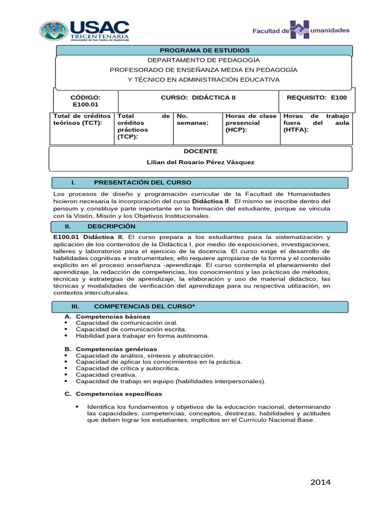 Matriz de Inducción | PDF | Plan de estudios | Aprendizaje