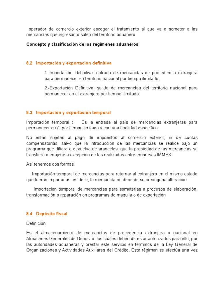 Tratamientos Aduaneros en Argentina | PDF | aduana | Organización ...