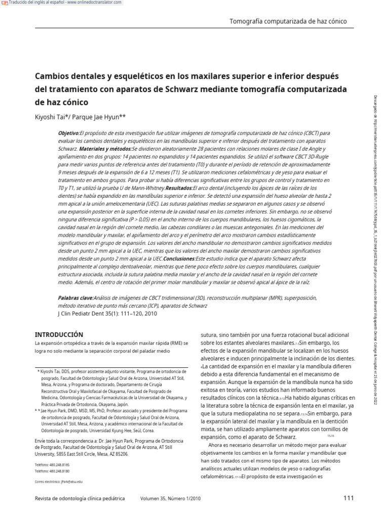Dental and Skeletal Changes in The Upper and Lower Jaws After Treatment ...