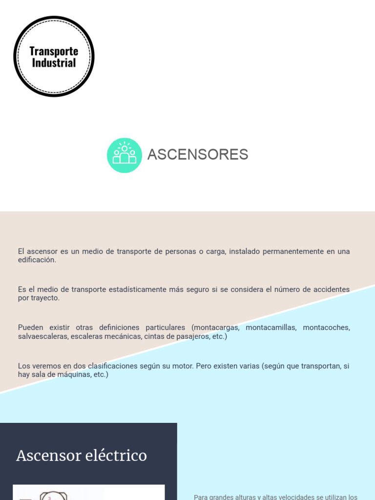 Ascensores | PDF | Ascensor | Bienes manufacturados