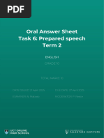 CSEC English A - Oral Presentation Notes Part 1 | PDF | Public Speaking ...