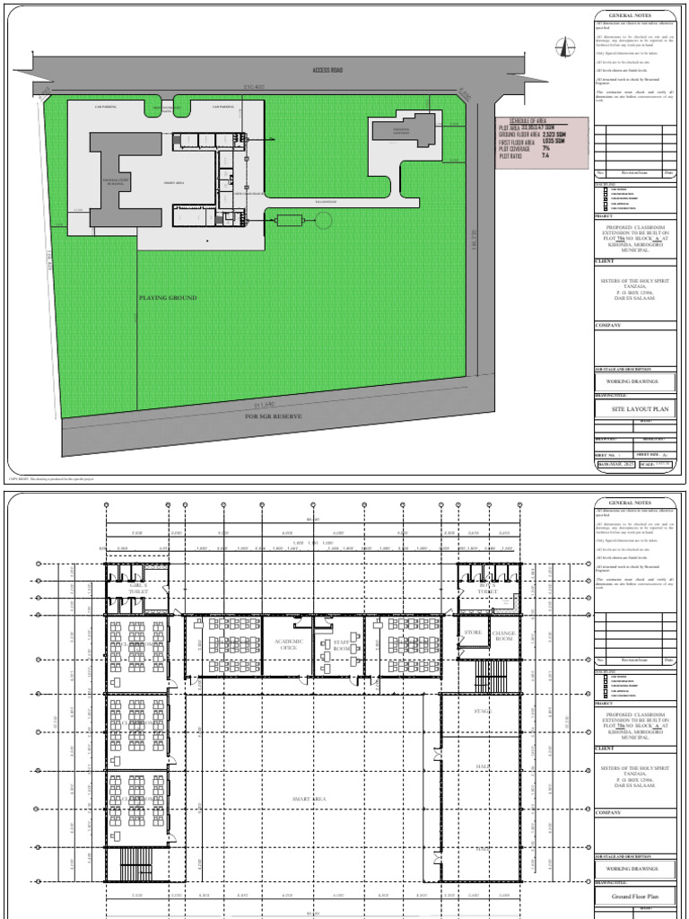 Classroom Extension Demarcation Plan | PDF