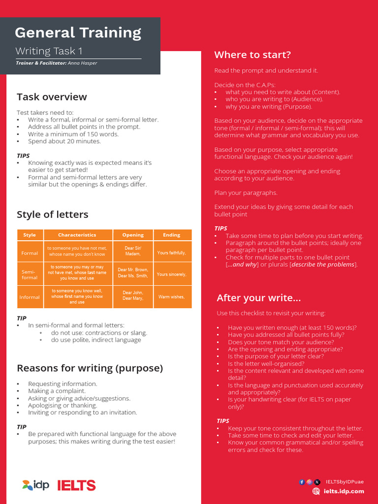 TTT 2025 Session 1 - GTW1 Handout - FINAL | PDF | International English ...