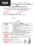 Bio 1st Semester Final Exam Review | PDF | Cellular Respiration ...