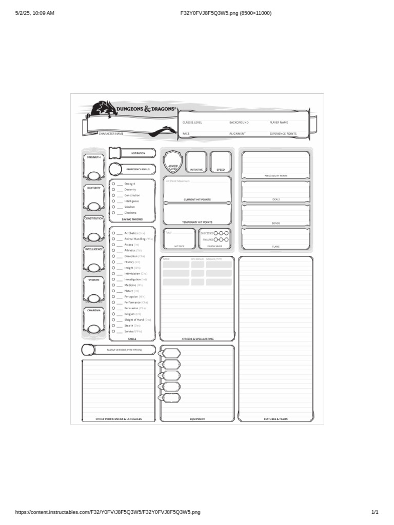 DND Character | PDF