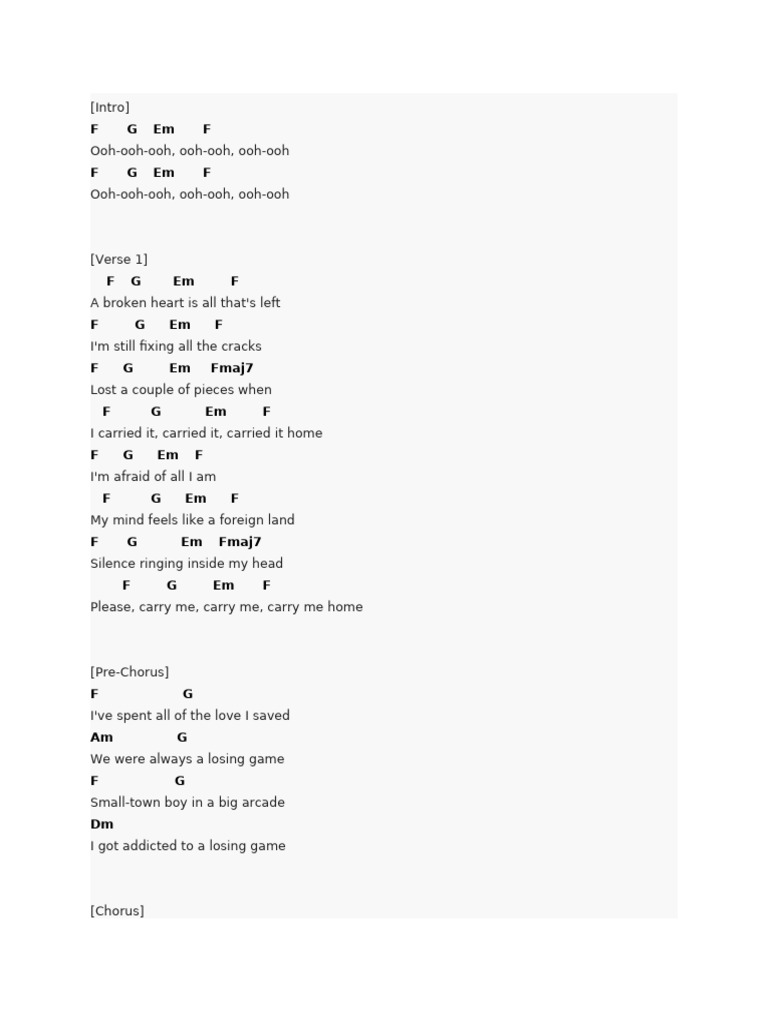 Arcade Music Chords | PDF