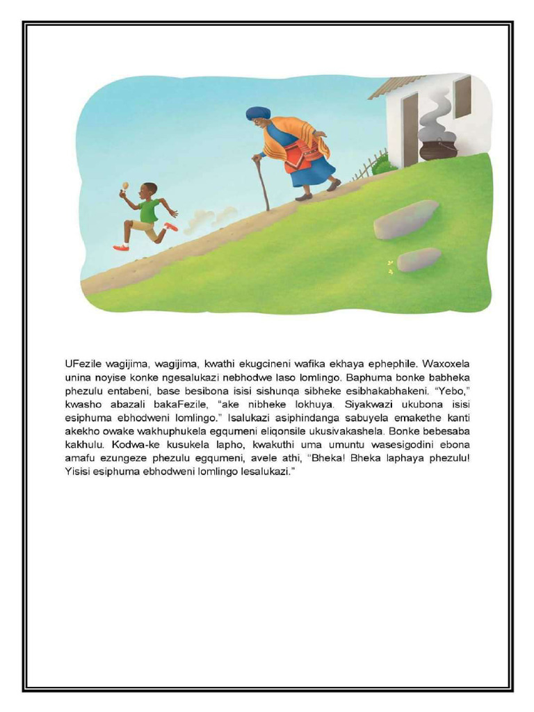 Grade 6 Isizulu Comprehension | PDF