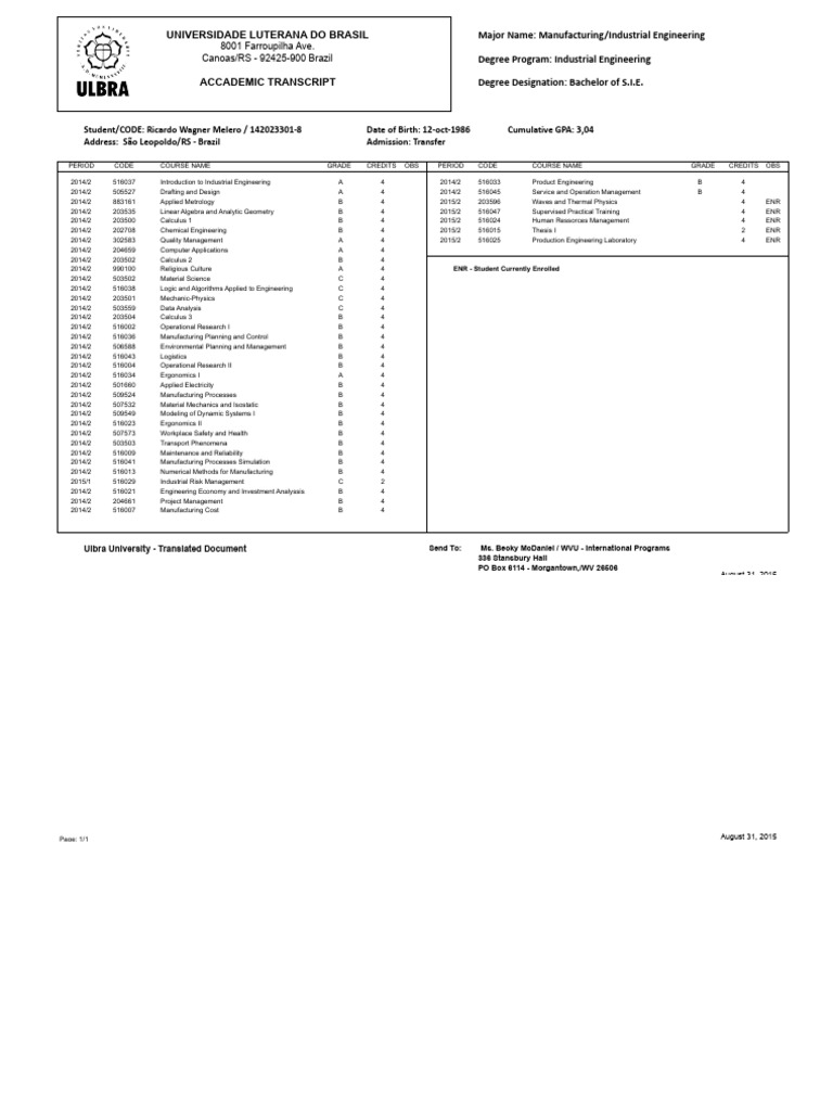 Transcript - ULBRA.xlsx - Hist. Transf | PDF | Applied Mathematics