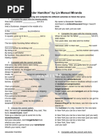 Hamilton Lyrics PDF | PDF | Hamilton (Musical) | Alexander Hamilton