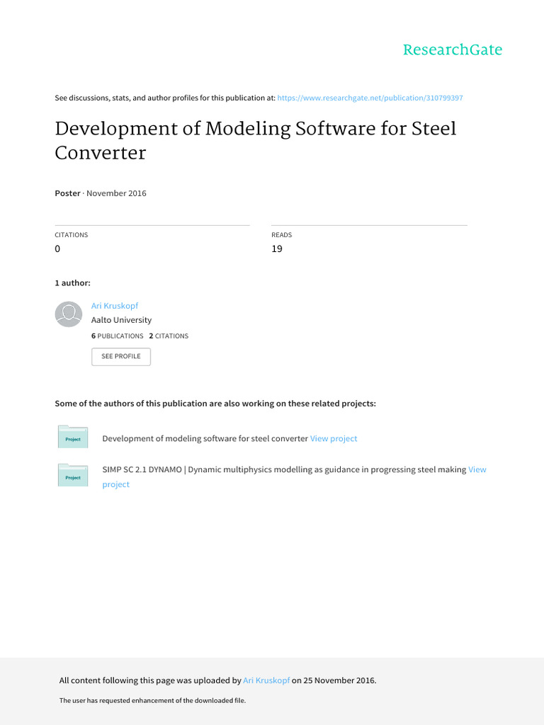 DIMECC_SIMP_Ari_Kruskopf | PDF | Steel | Scrap