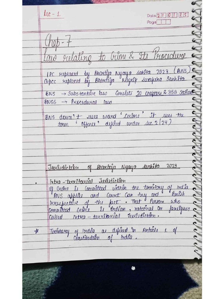 BNSS, - Chap 7 Jigl by Somya - Compressed | PDF