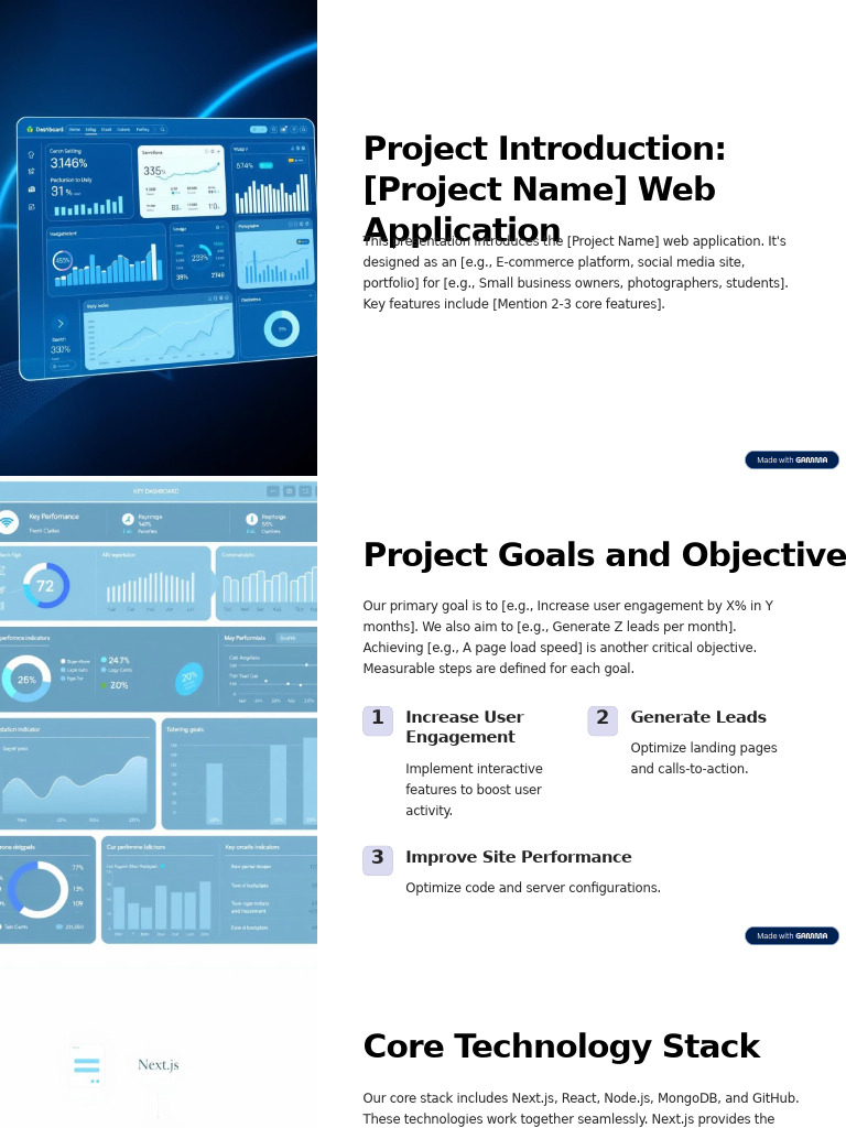Project Introduction Project Name Web Application | PDF | Software Engineering | Computing