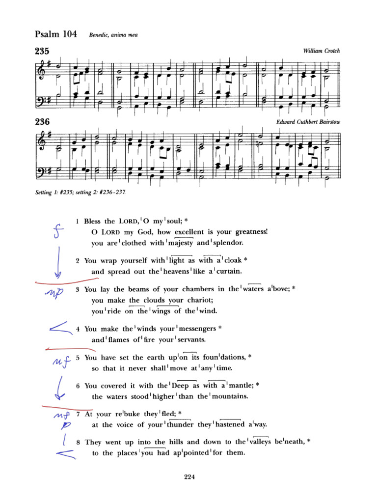 Psalm 104 (GS) | PDF