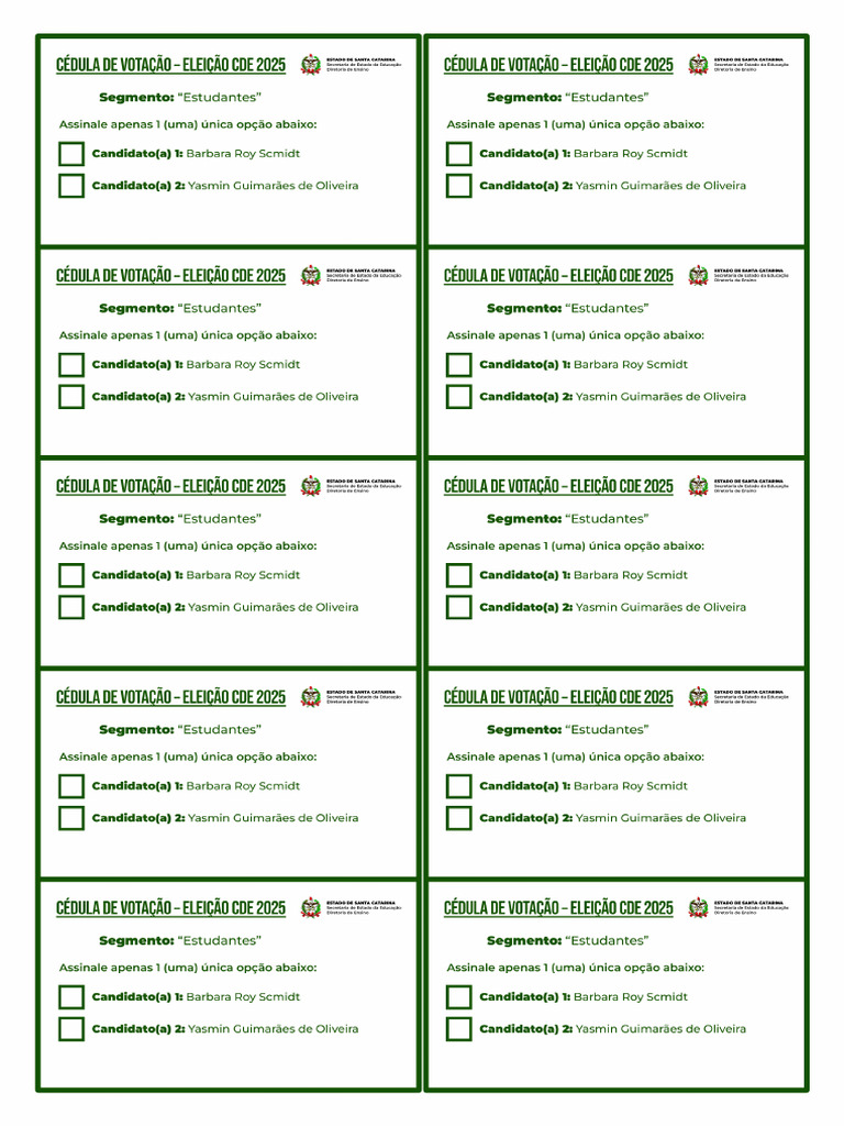 FOLHA_CEDULAS_02_VERDE | PDF