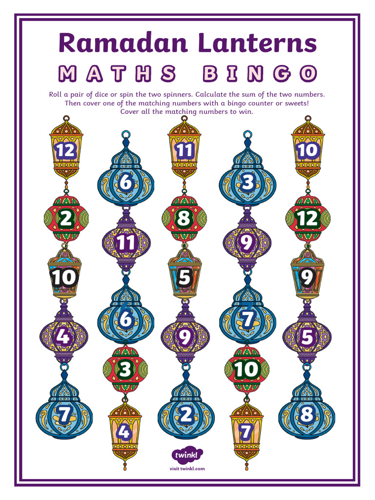 Bingo Board and Instructions | PDF