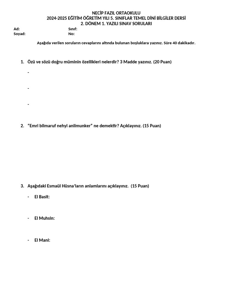 Sınıf TDB 2.2 | PDF