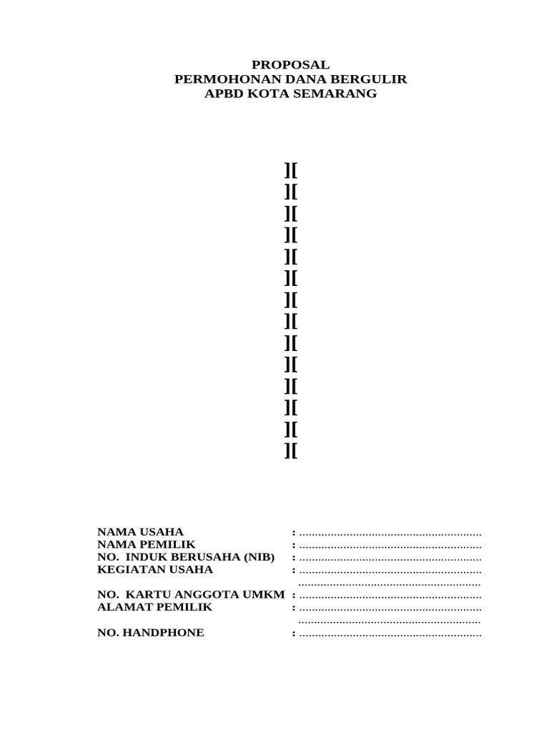 Proposal Pengajuan Dana | PDF
