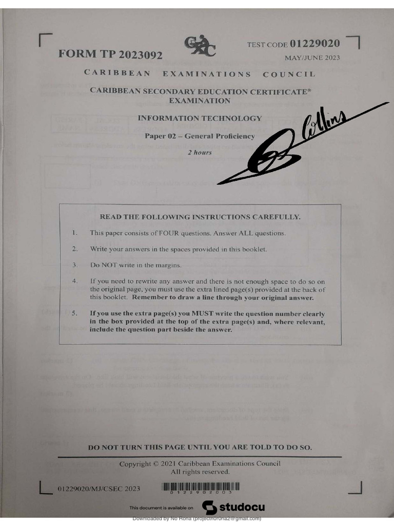 It 2023 P2 | PDF