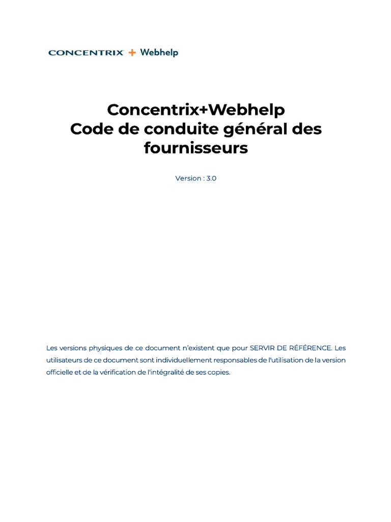 Concentrix Webhelp | PDF