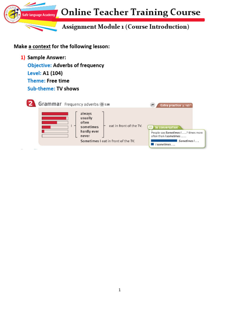 M1-assignment-1-Sample (1) | PDF