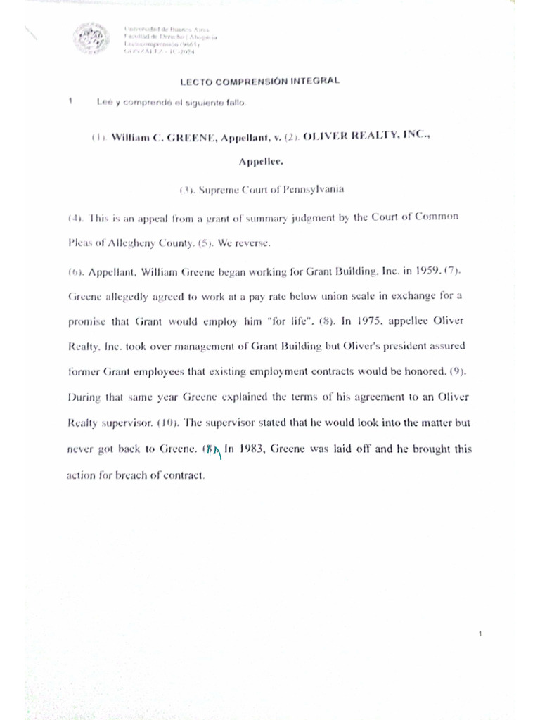 Fallos para Practicar | PDF