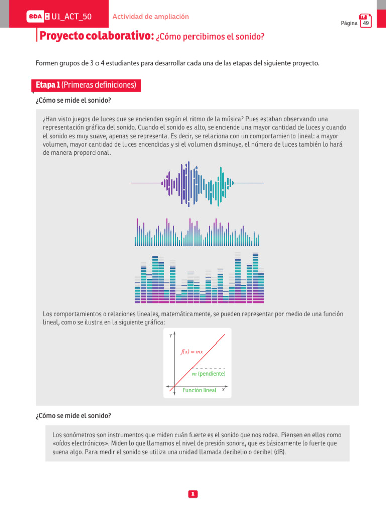 U1 Act 50 | PDF | Decibel | Sonido