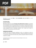 Guía para Definir Tema y Subtema | PDF