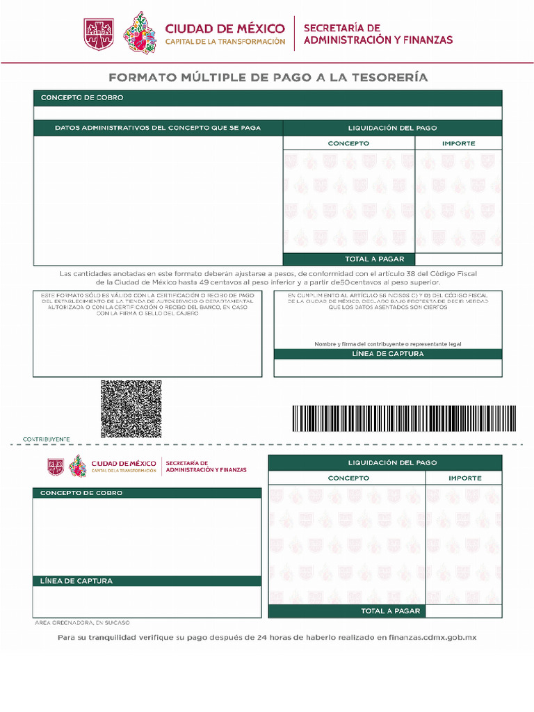 Formato de Pago Tenencia CDMX | PDF
