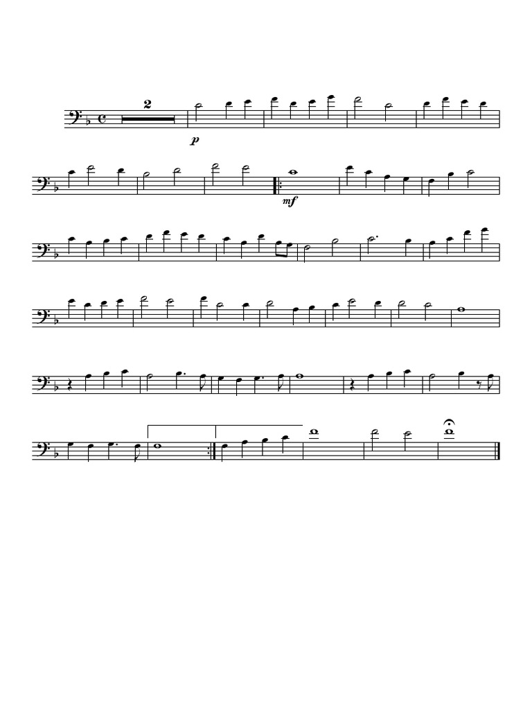 Fratello Sole Euphonium | PDF