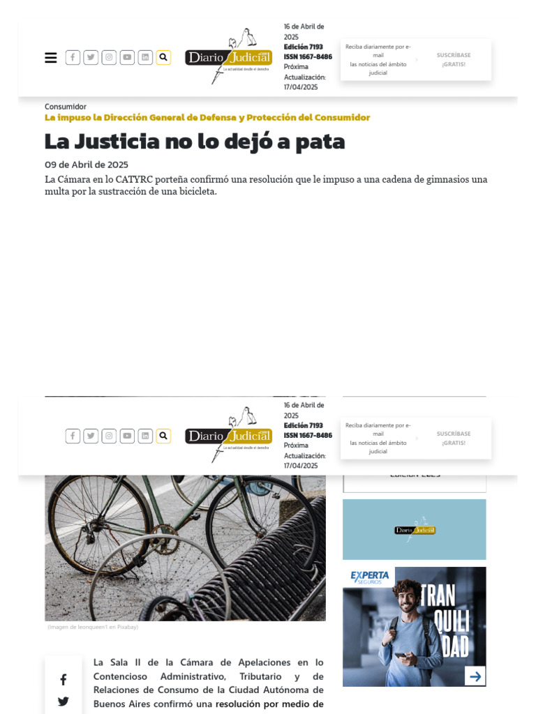 La Justicia No Lo Dejó A Pata | PDF | Los consumidores