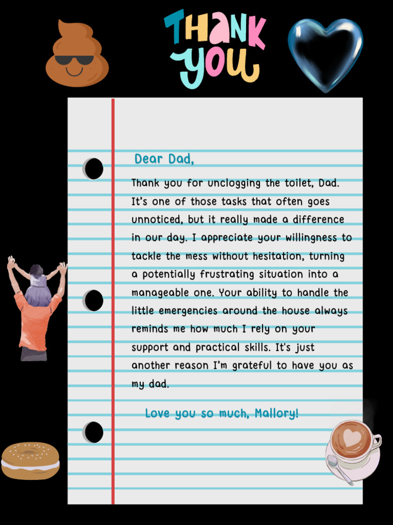 Colorful Cute Thank You Letter | PDF