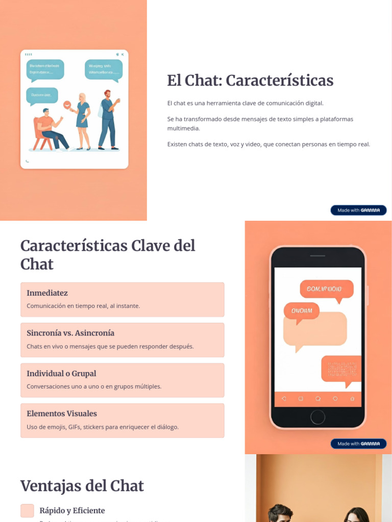 Características del Chat Moderno | PDF | Videotelefonía | Inteligencia ...