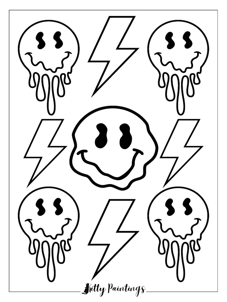 Preppy Coloring Pages 7 Compressed | PDF