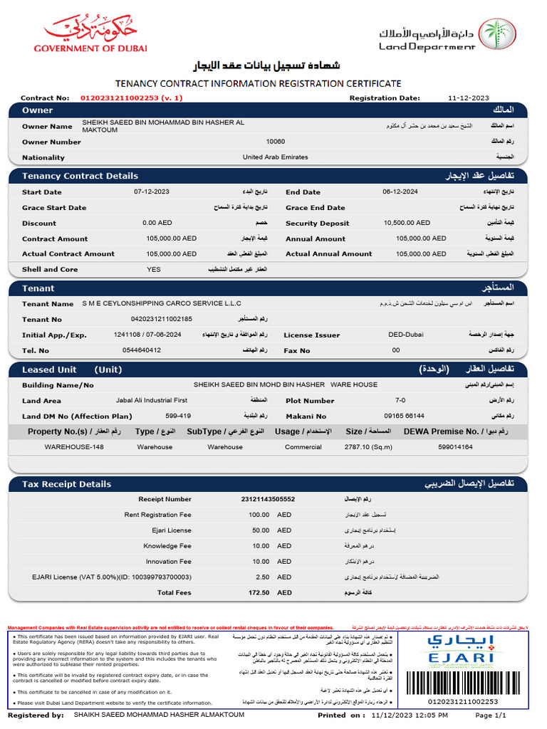 CSC - Tenancy | PDF | Leasehold Estate | Contract Law